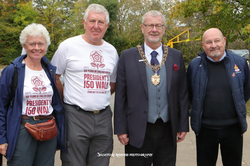 Jon Sharp supports RFU President's fundraising walk for the Injured ...