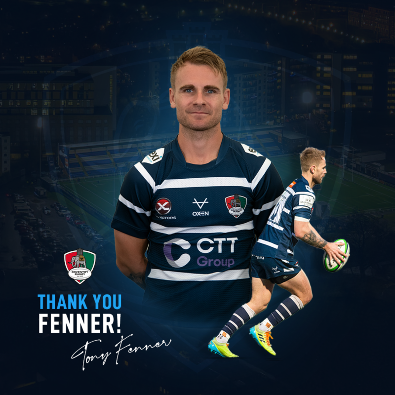Fenner bids his rugby farewell - Coventry Rugby