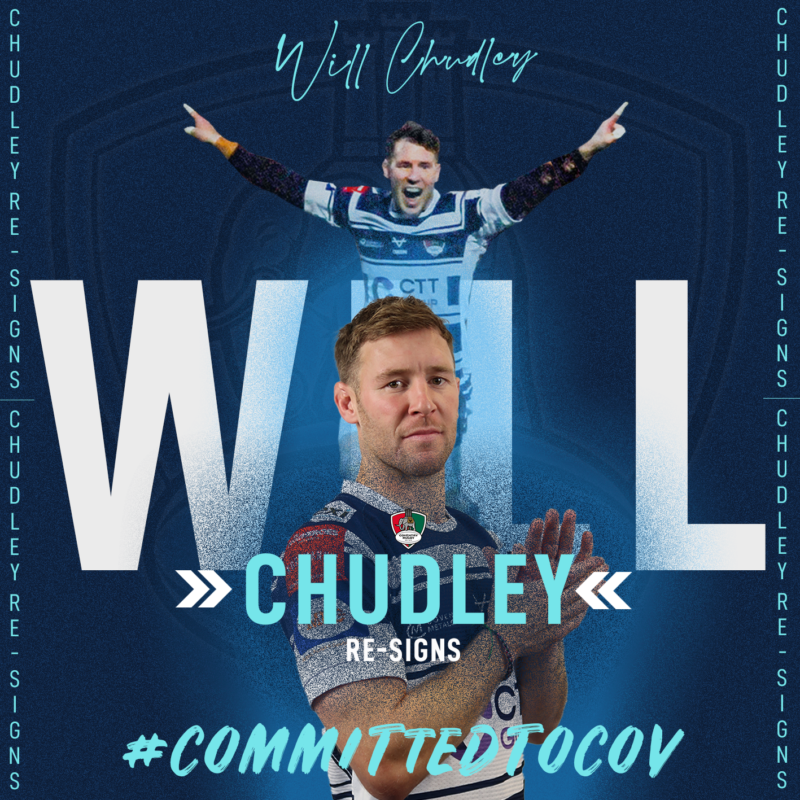 Will Chudley extends Coventry stay - Coventry Rugby