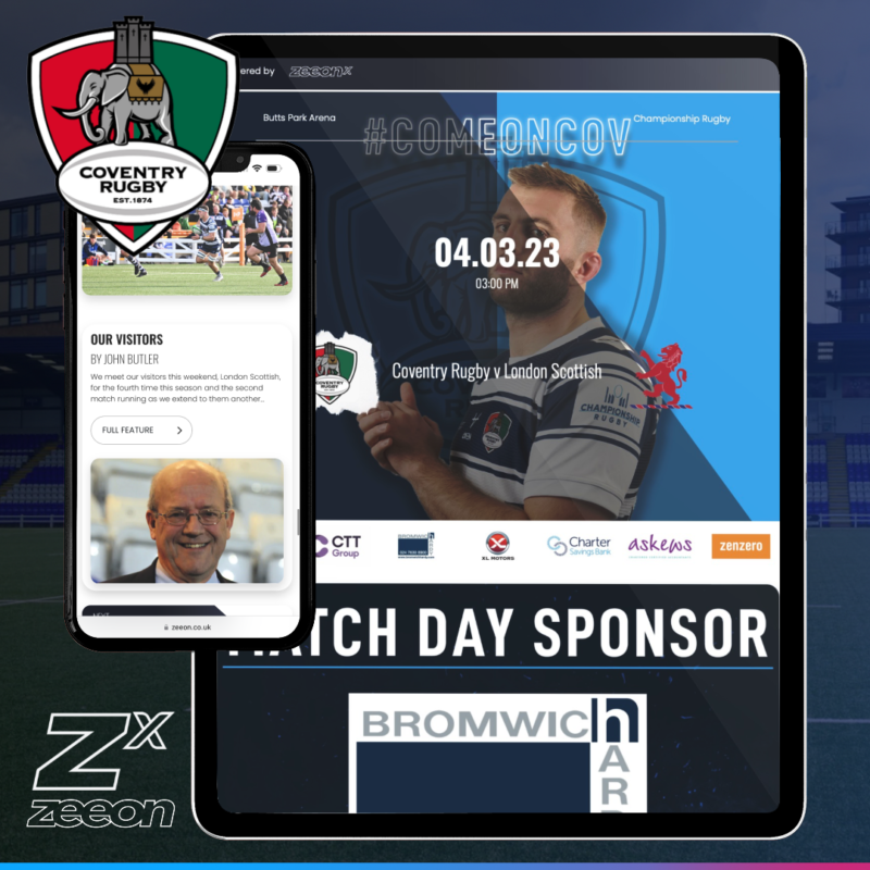 London Scottish | Digital Matchday Programme - Coventry Rugby