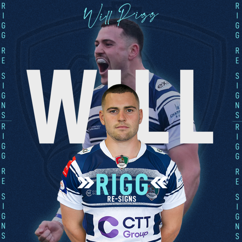 Will Rigg Re-signs! - Coventry Rugby