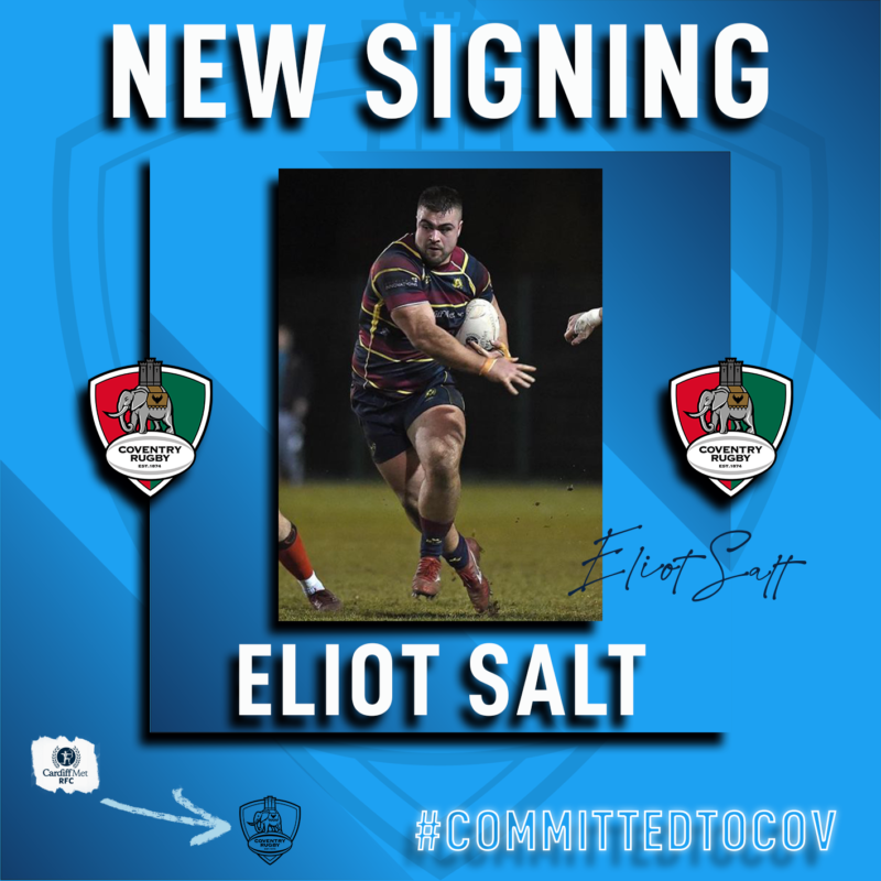Coventry sign Eliot Salt! - Coventry Rugby