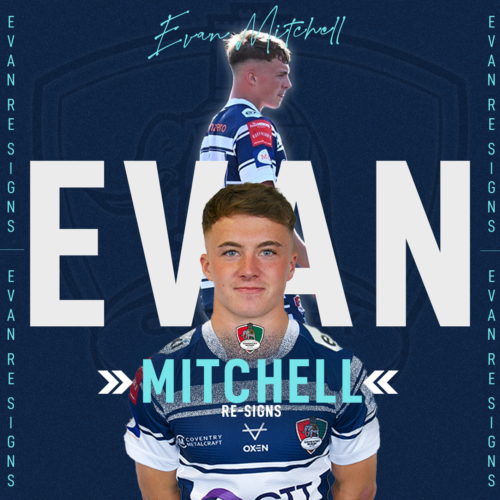 Evan Mitchell Re-signs ahead of 23/24 season - Coventry Rugby