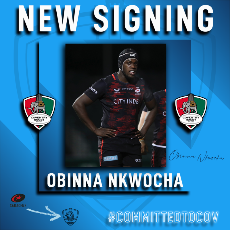Obinna Nkwocha Signs for Coventry! - Coventry Rugby