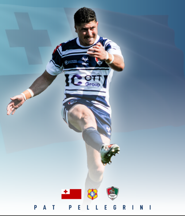 Pellegrini Called up to Tonga Squad - Coventry Rugby