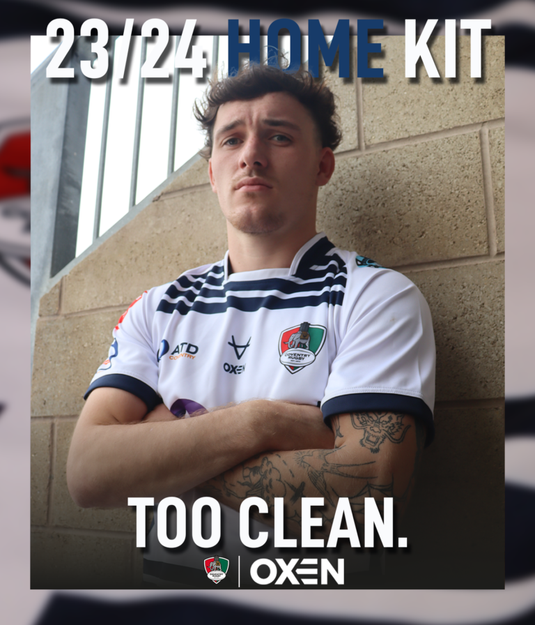 Introducing our Official Home Kit for 2023/24 - Coventry Rugby