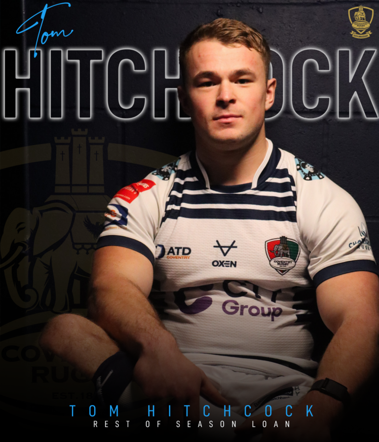 Tom Hitchcock joins on loan for remainder of the season - Coventry Rugby